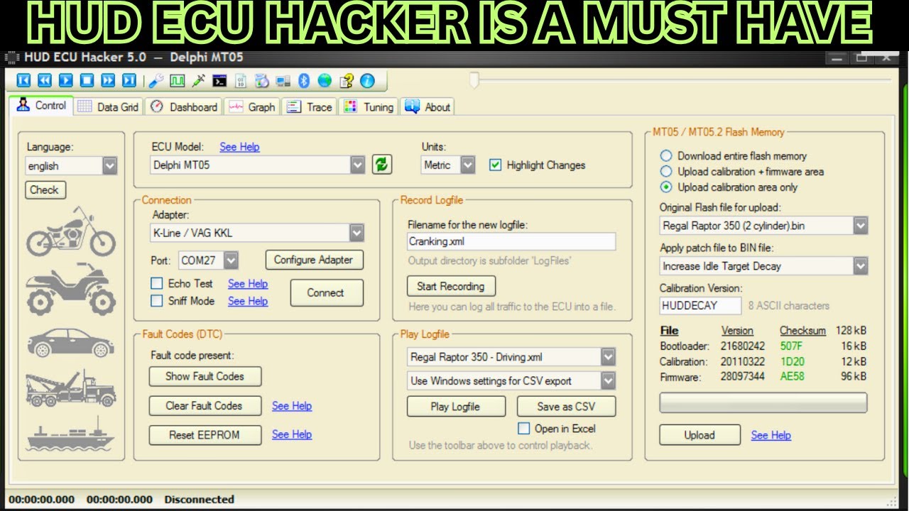 HUD ECU HACKER!! A Must Have Diag Software Tool. - YouTube