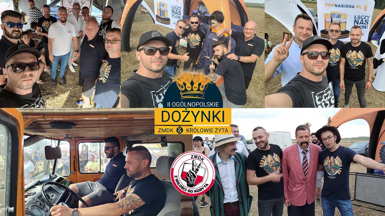 Dożynki ZMDK i Królowie Żyta 2022 | Macew | Hyperin i Top Nasiona - YouTube