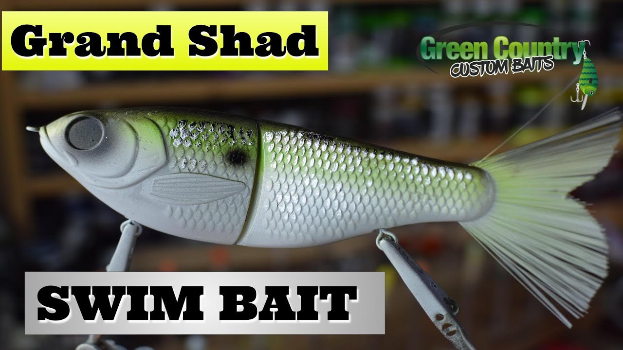 GRAND SHAD--Custom Painted Lures - YouTube