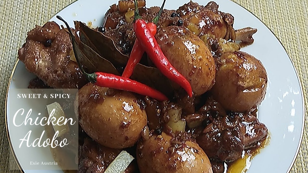 Adobo | Sweet and spicy chicken Adobo with egg - YouTube