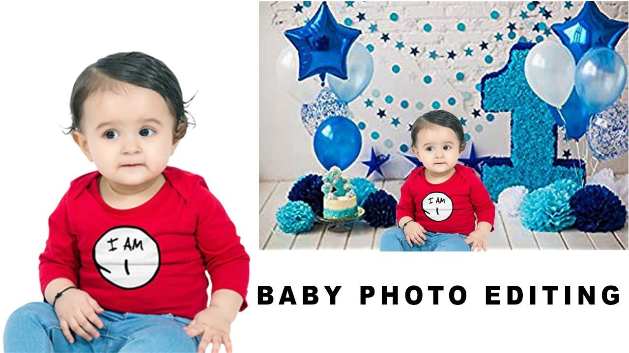 BABY PHOTO EDITING - YouTube