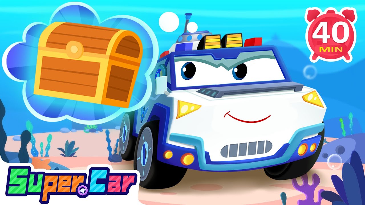 Treasure Hunt Under the Sea & More Super Car Cartoons | Kids Cartoons ...