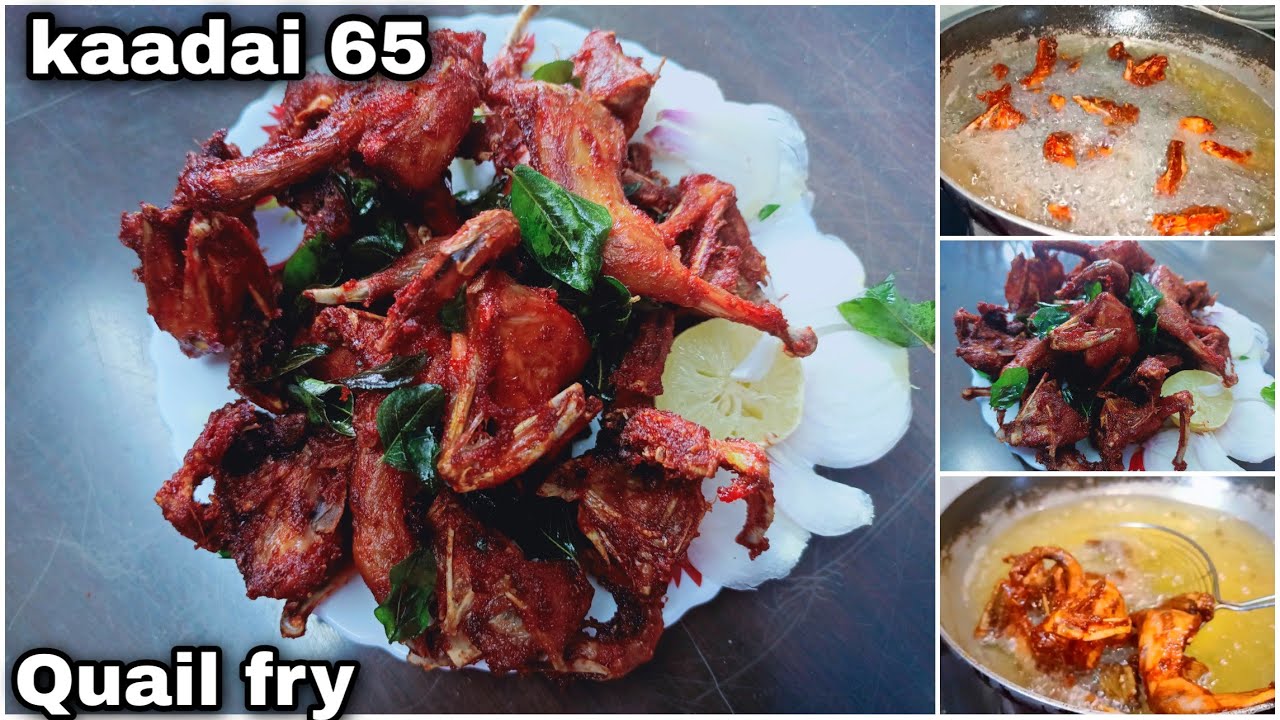 How to prepare kadai 65 / quail 65 / Kadai fry - YouTube