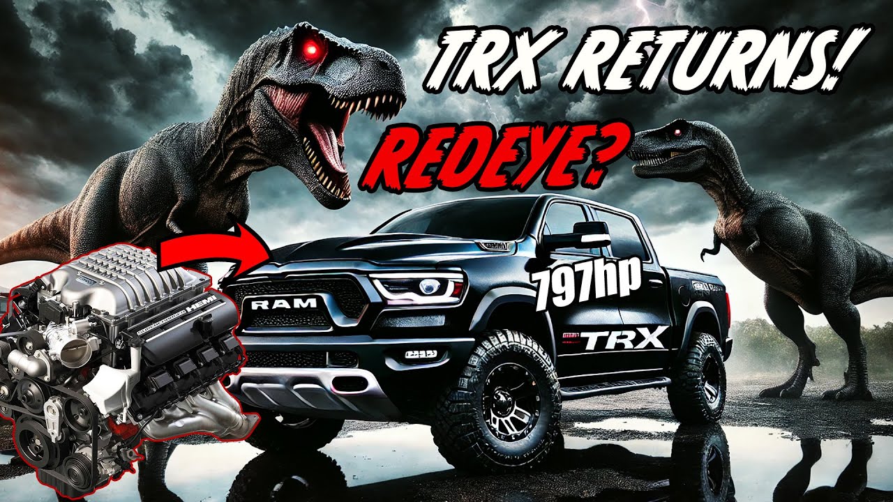 RAM TRX RETURNING IN 2026 V8 WITH MORE HORSEPOWER! REDEYE??? - YouTube