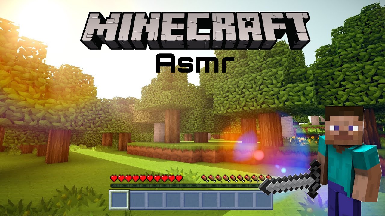 | Minecraft ASMR | survival lets play (ep1) : mouth sounds and whispers ...