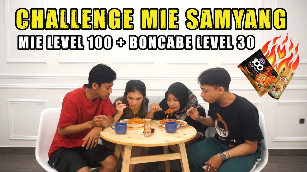 CHALLANGE MIE SAMYANG LEVEL 100 DAN BONCABE LEVEL 30 EXTREME SAMPE ...