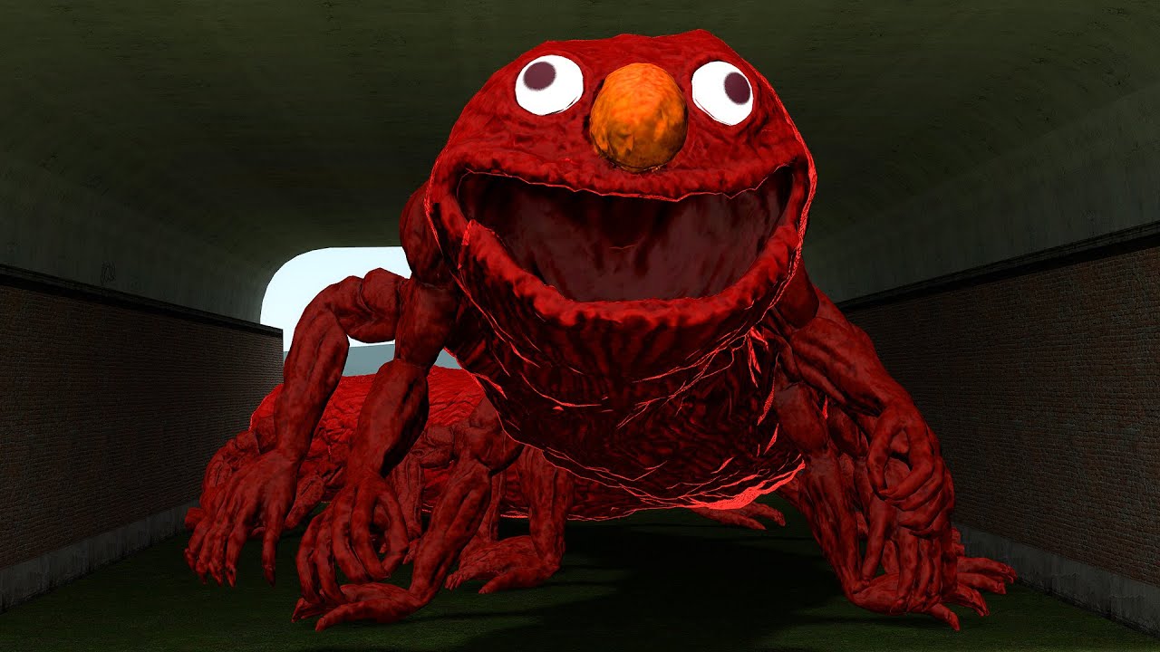 I FOUND NEW LONGATED ELMO ESCAPE MONSTER in Garry's mod - YouTube
