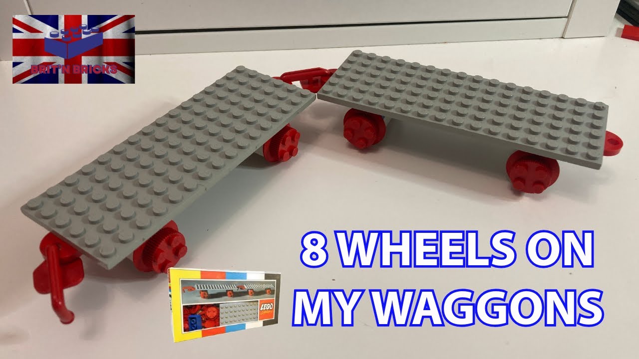 LEGO set 152 Two Train Flat Wagons (1966) build and review - YouTube