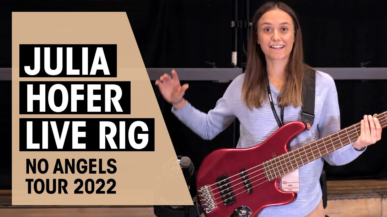 Julia Hofer Live Bass Rig 2022 | No Angels | Thomann - YouTube