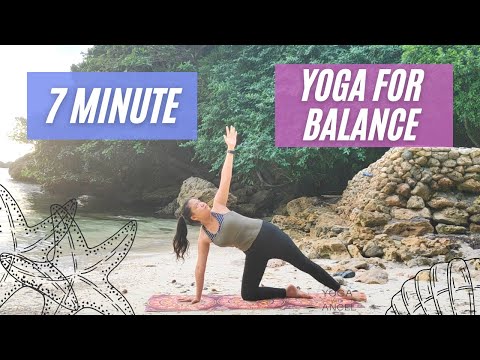 7 MINUTE YOGA FOR BALANCE | Yoga with Angel
