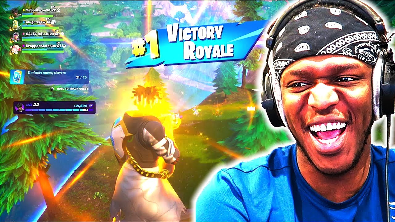 PLAYING OG FORTNITE WITH KSI - YouTube