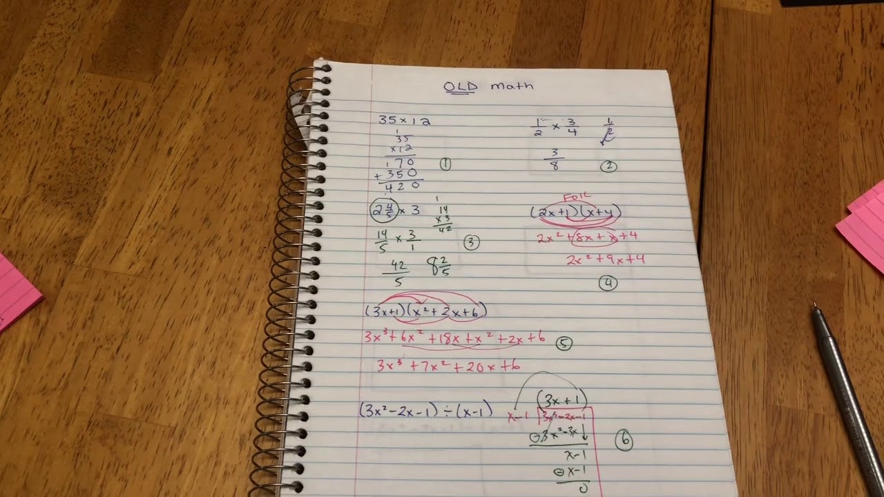 Old math vs. New Math - YouTube