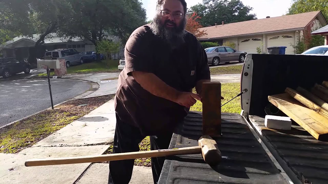 4140 stump anvil test - YouTube