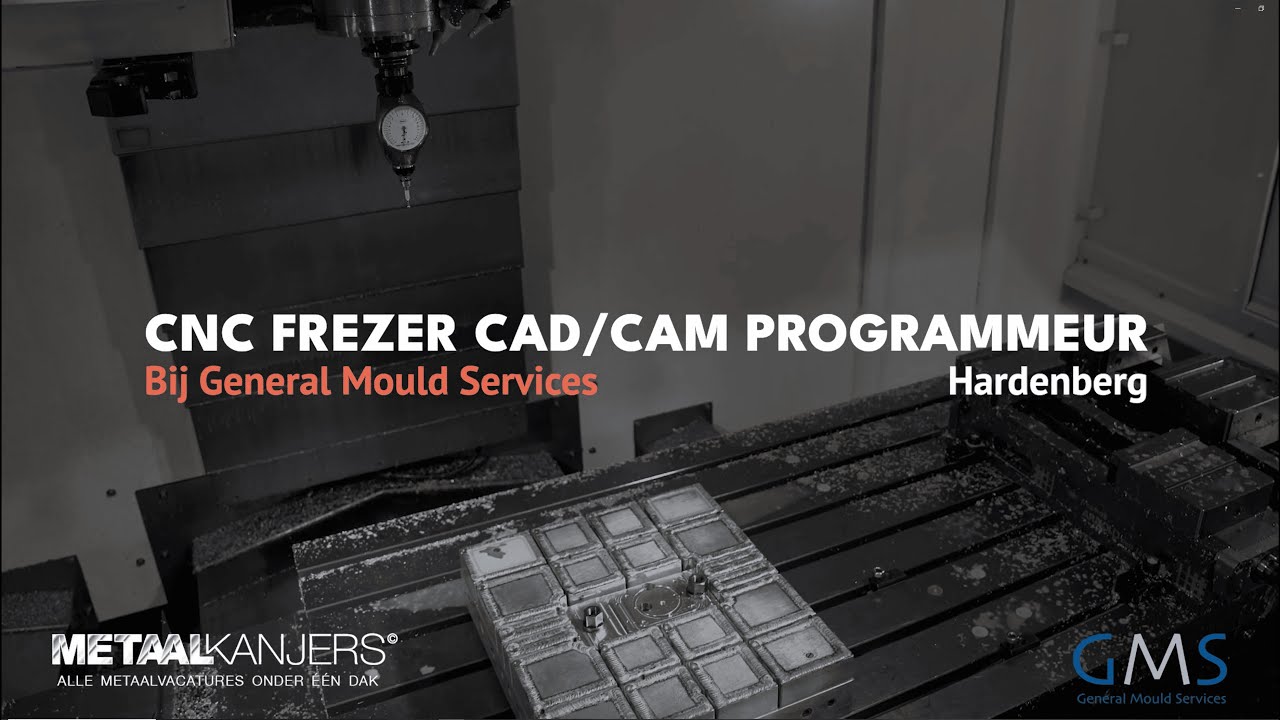 Vacature CNC Frezer CAD CAM Programmeur bij General Mould Services in ...