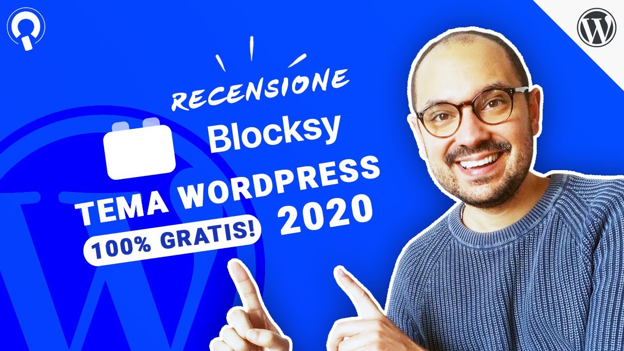 Recensione Blocksy Miglior Tema WordPress Gratis 2020 - YouTube