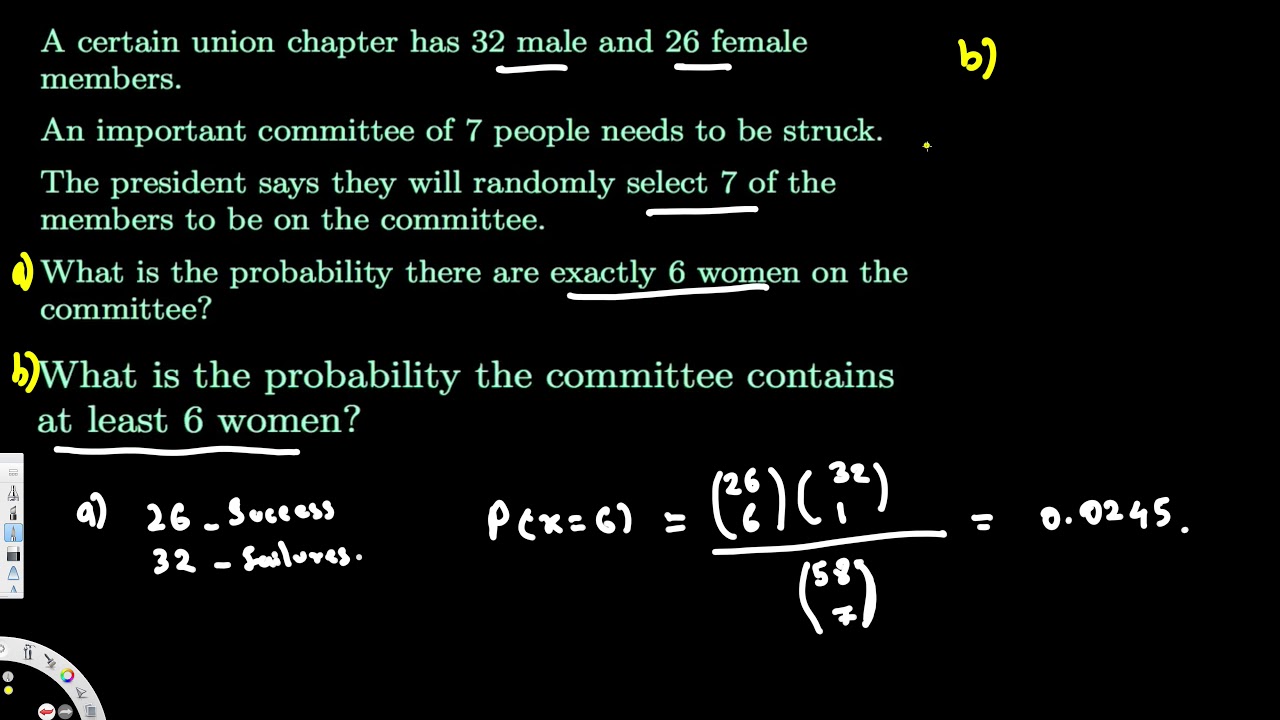Statistics Hypergeometric Distribution Treatment Of Experimental statistics-hypergeometric-distribution-treatment-of-experimental