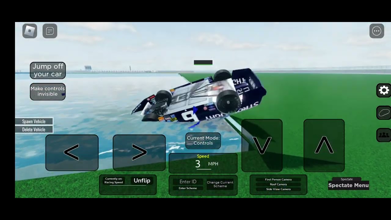 mark Martin flip @ daytona (btw the game is call just daytona) - YouTube