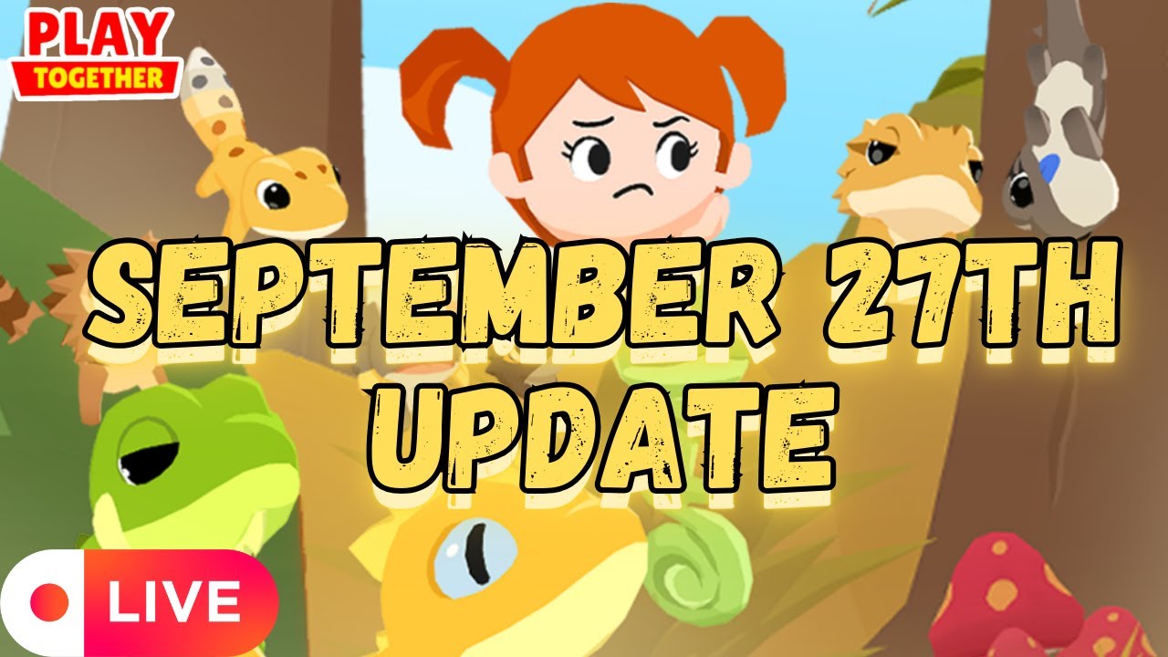 Lizard Stickers, New Lizard Pets, etc. September 27th Update Livestream ...