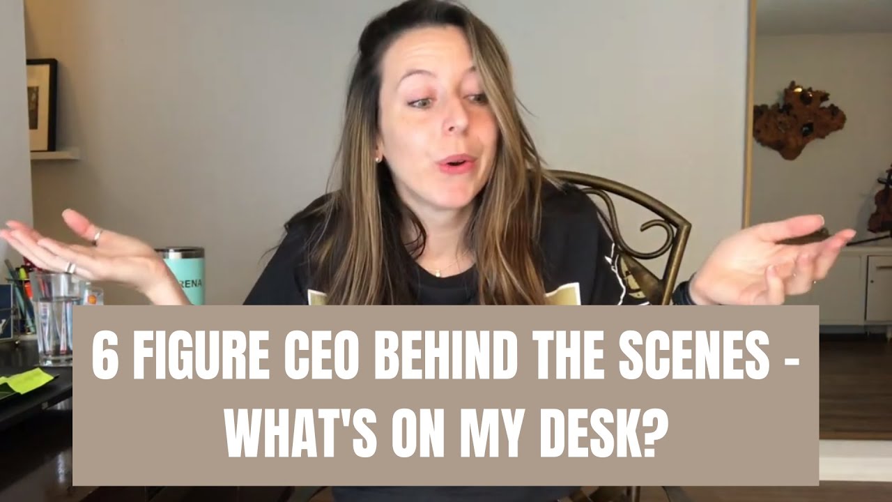 6 Figure CEO Behind the Scenes - What’s On My Desk? - YouTube