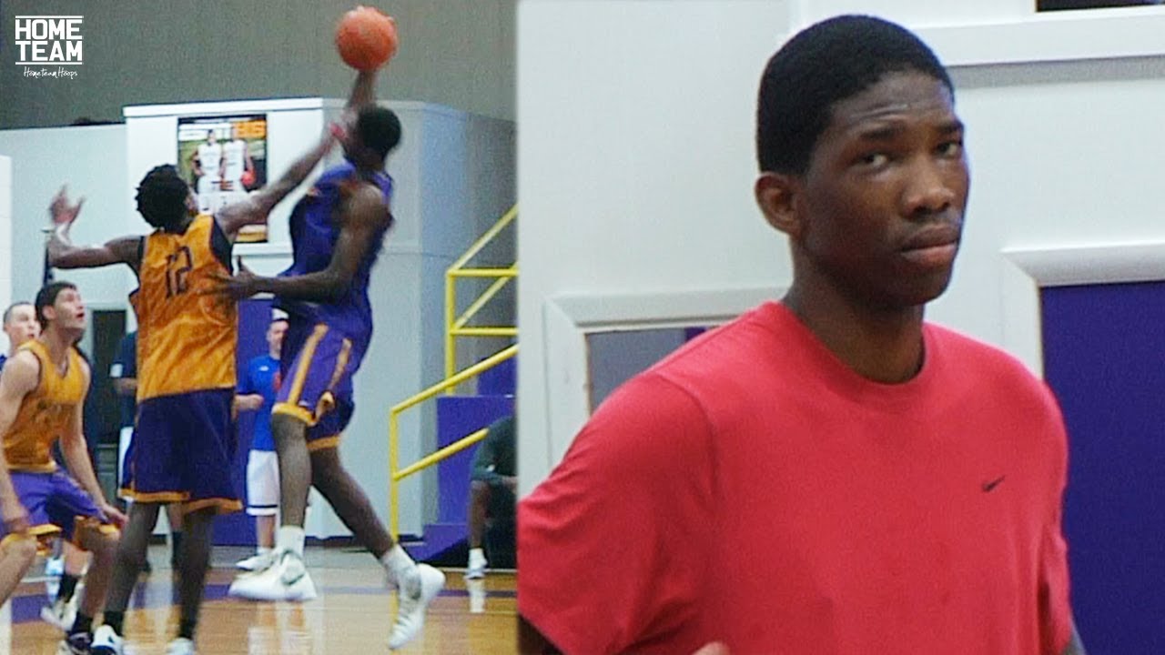 Joel Embiid High School Workout at Montverde Academy - YouTube