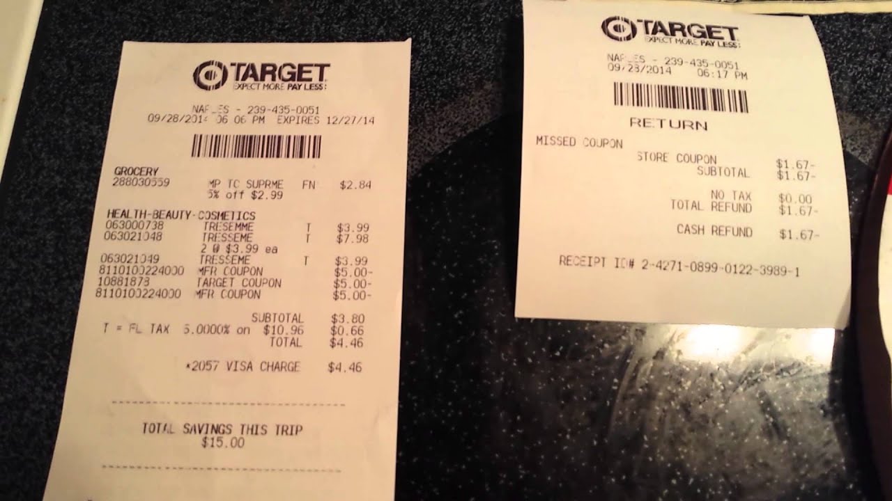 Targeted Receipt Coupons