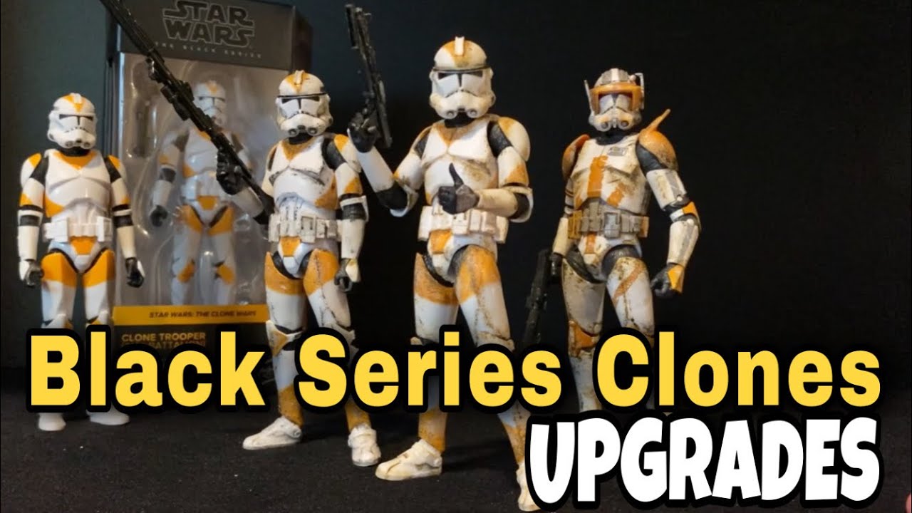 Black Series 212th Clone Trooper Customs and Upgrade Tutorial - YouTube