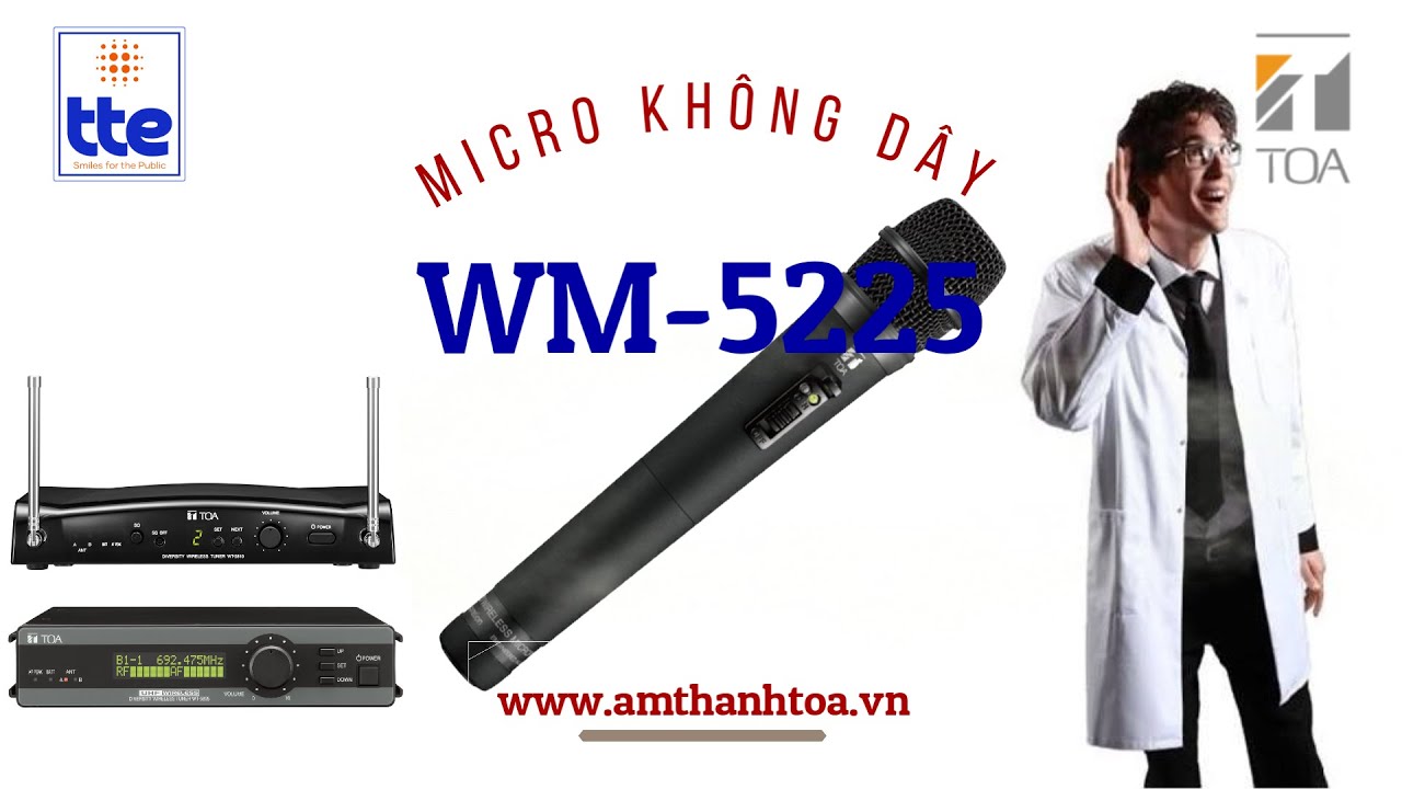 MICRO TOA WM-5225 - YouTube