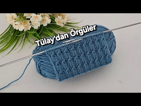 Wow 🧶Atkı Bere Yelek Ve Hırka İçin Kolay Örgü Modeli #knitting 