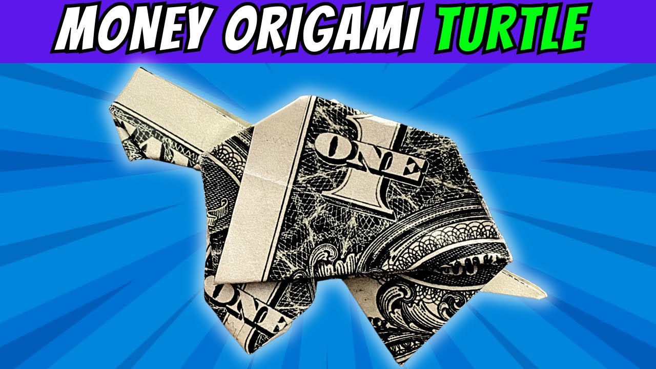 Money Origami Turtle 🐢💵 – Easy DIY Gift Idea! - YouTube