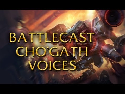 LoL Voices - Battlecast Cho'Gath - All 16 languages - YouTube