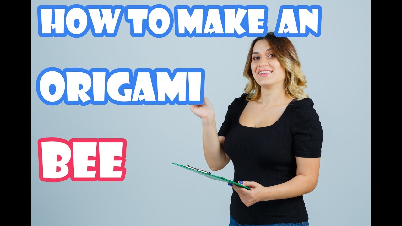 Origami Bee Step By Step Tutorial - YouTube