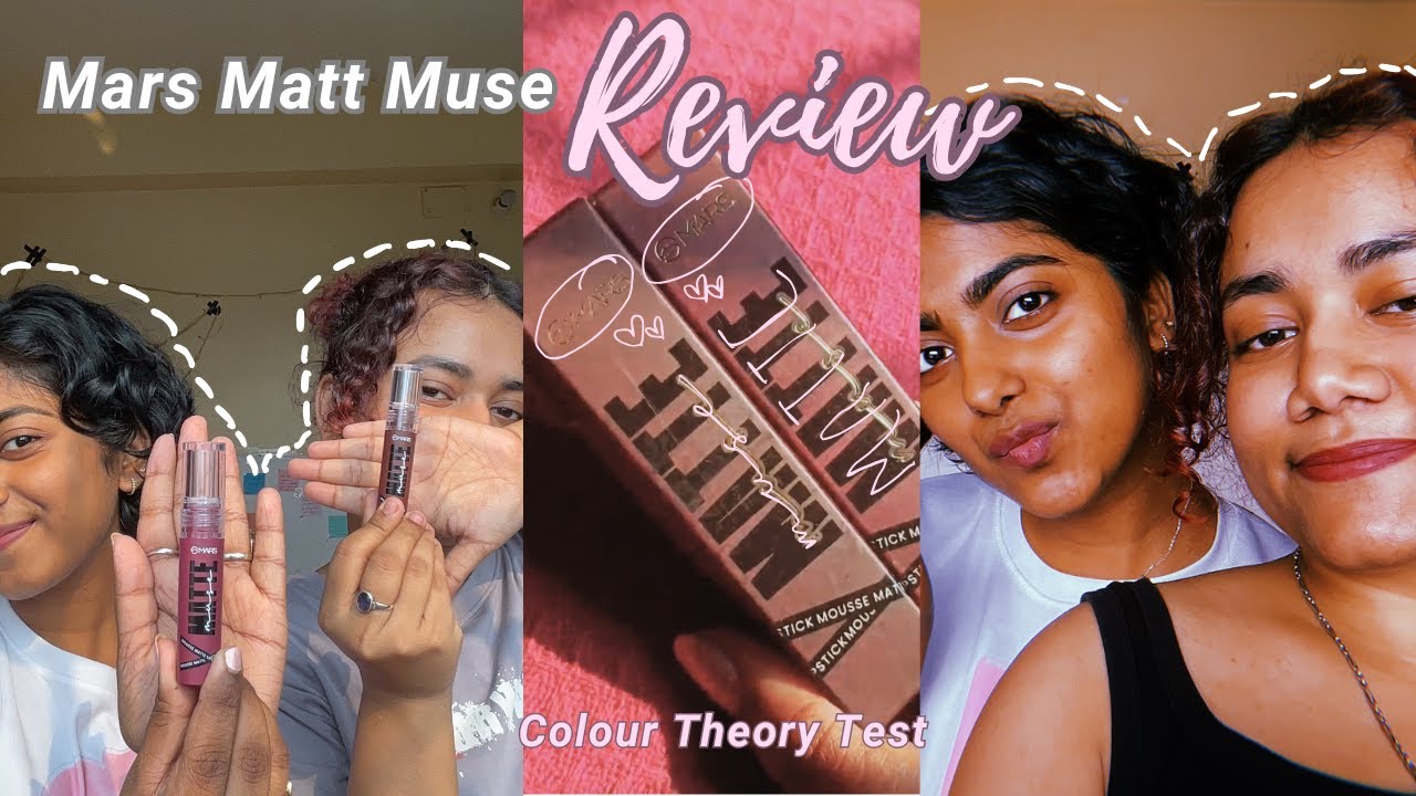 Trying out the viral Mars Matte Muse Mousse lipsticks with @sanwayee20 ...