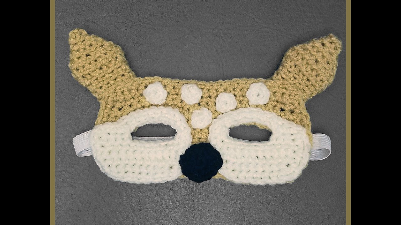 Crochet Tutorial: Fawn Mask - YouTube