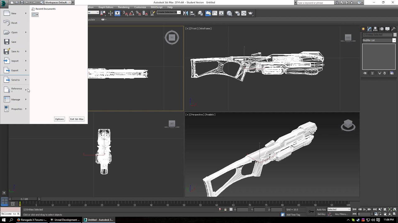 exporting from RenX SDK to a 3d application - YouTube