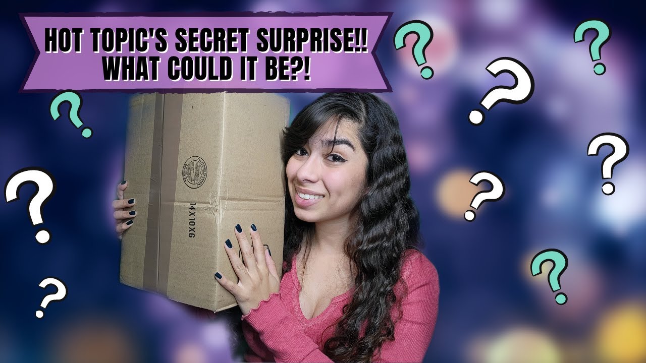 My First Hot Topic Free Item Unboxing!! (Influencer Sponsorship) - YouTube