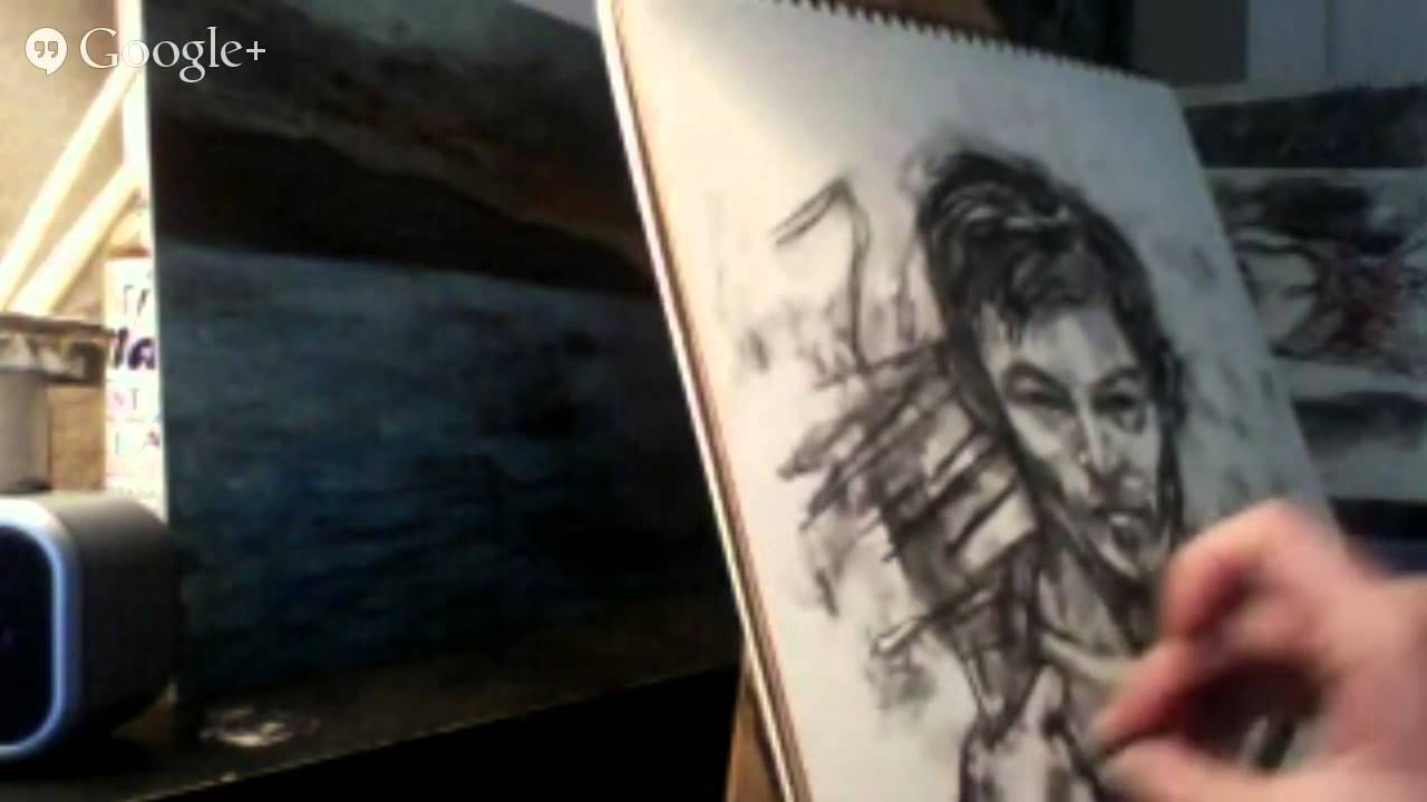 Drawing Daryl Dixon from The Walking Dead - YouTube