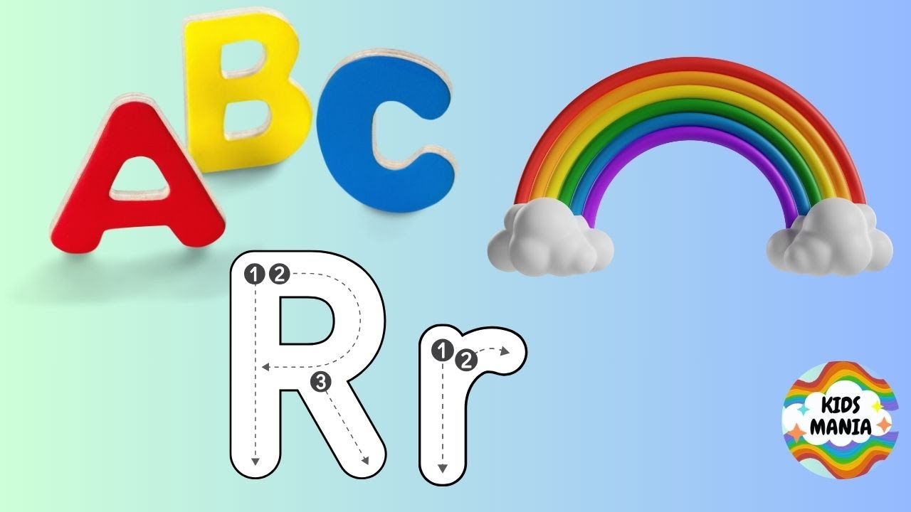 Radiant Rr: Ring, Rainbow, and Rose | ABC Phonics & Tracing for Kids ...