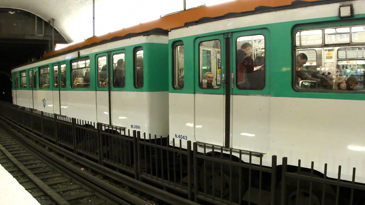 Metro MP 59 "067" & "020" in Saint Michel, Paris [12.02.11] - YouTube