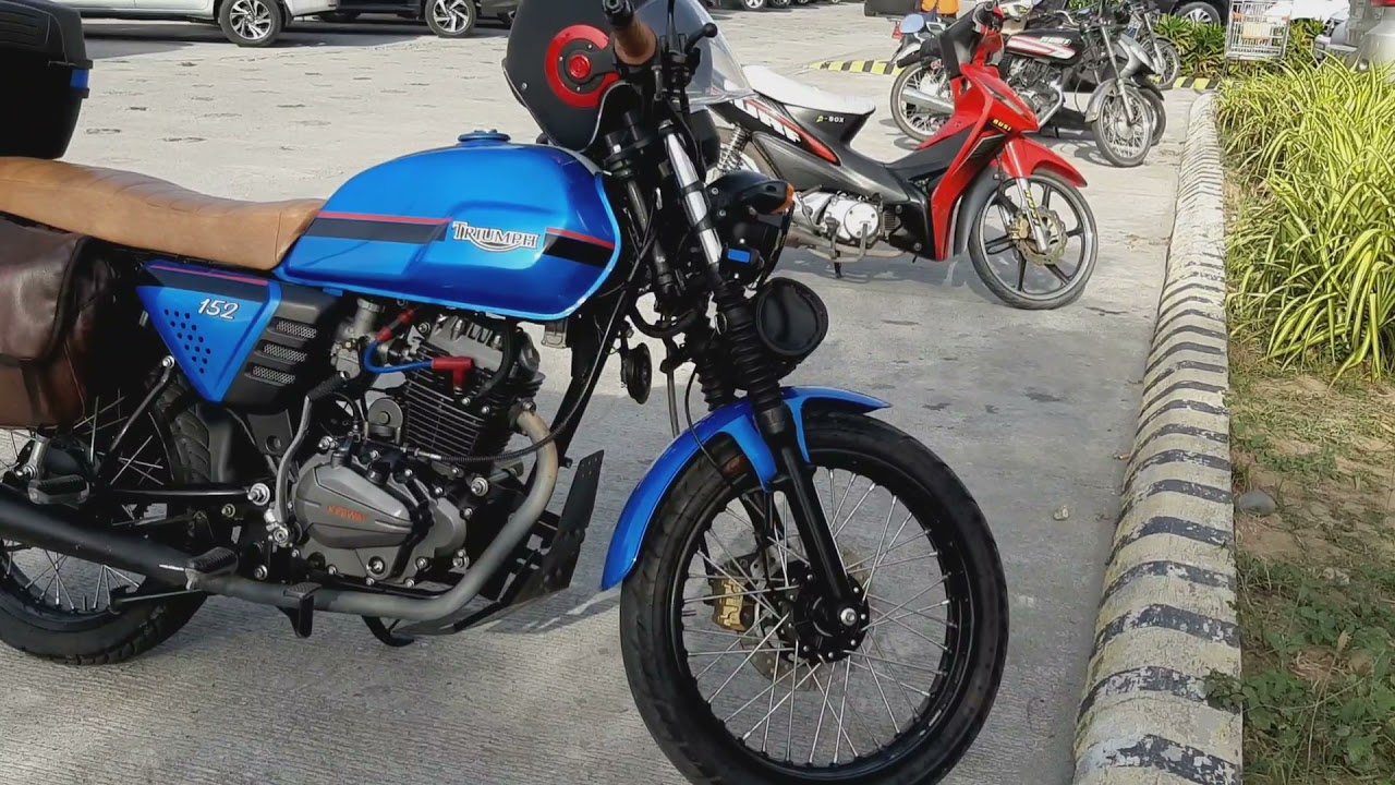 motorstar cafe 152 best set up ctto - YouTube