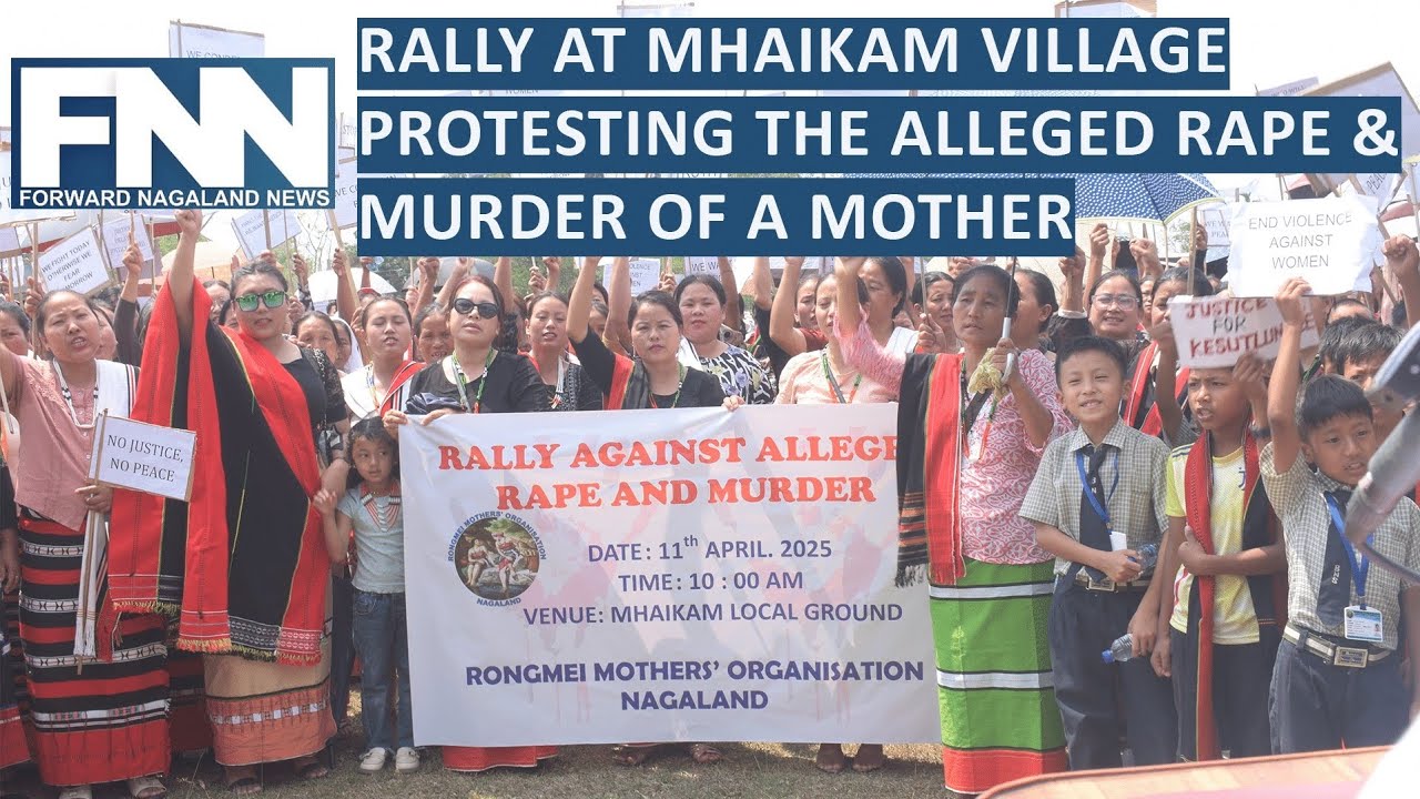 PEACEFUL RALLY AT MHAIKAM PROTESTING THE ALLEGED RAPE & MURDER OF A ...