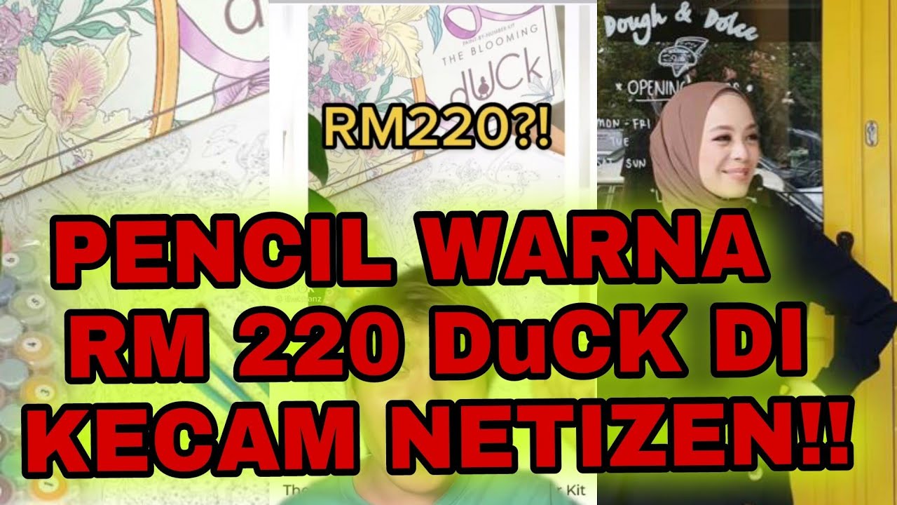 PENSIL WARNA RM 220 JENAMA DUCK DI KECAM!!! - YouTube