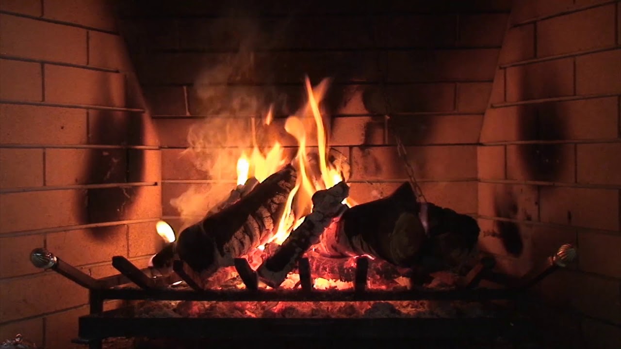 Relaxing Fireplace Sounds Burning Fireplace & Crackling Fire Sounds ...