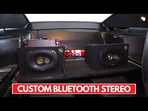 Self Contained Custom Stereo Install - 1969 Mustang Part 2 - YouTube
