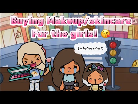 Buying Makeup/skincare for the girl | voiced 🔊 | Toca Boca role play 😉