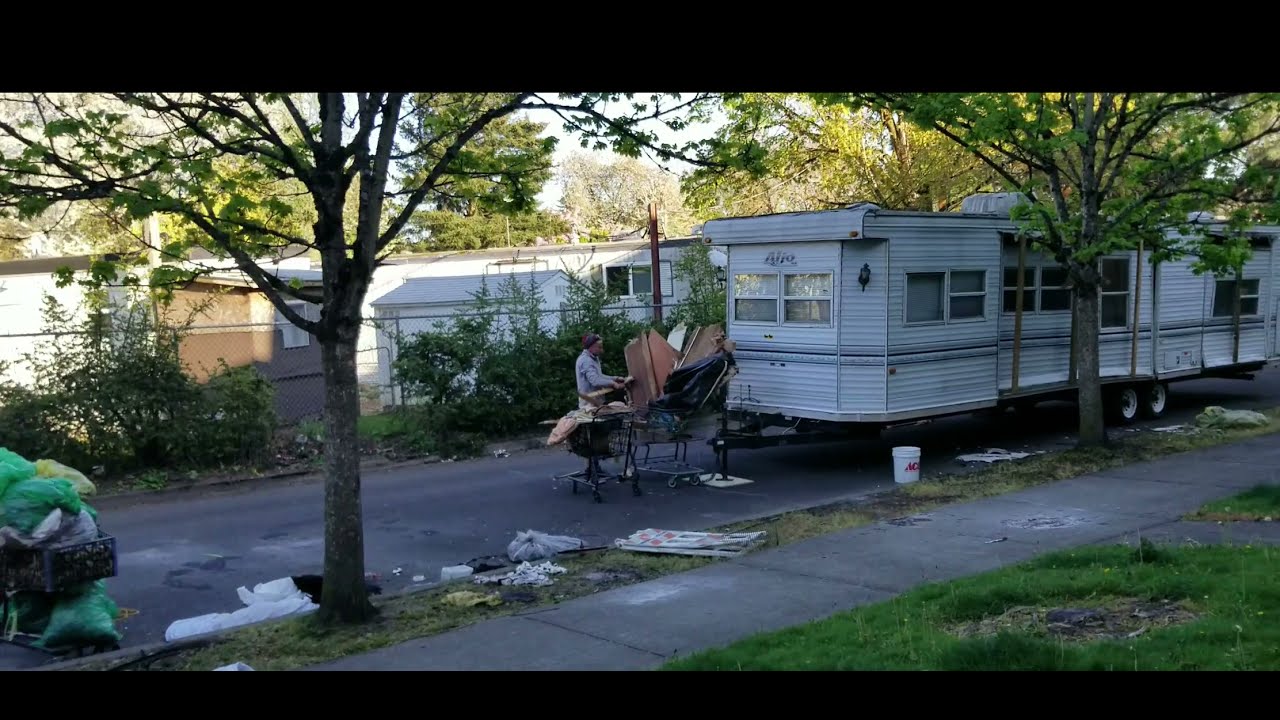 Homeless Take Over In Portland Oregon 2021 - YouTube