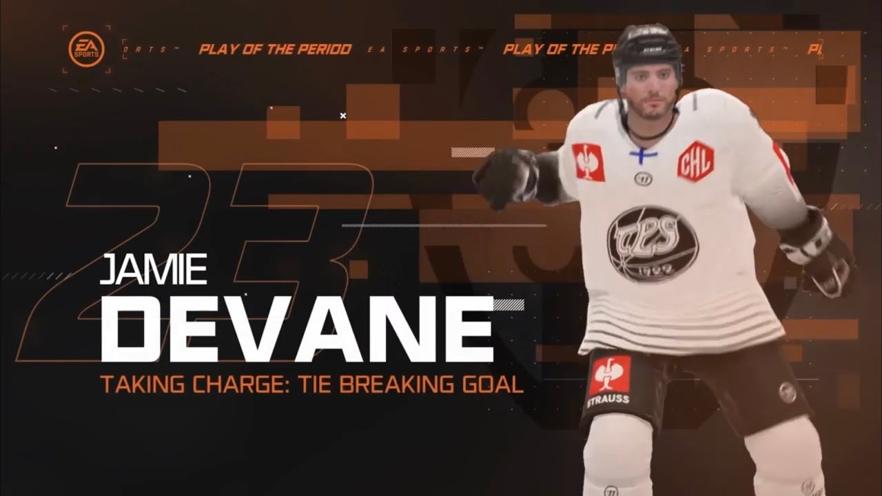 NHL 22 HUT Play of the Period - Jamie Devane (PS4) Taking Charge: Tie ...