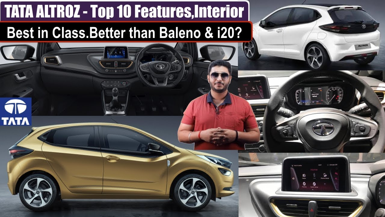Tata Altroz 2019 Top Feature | Altroz Interior,Features,Launch date ...