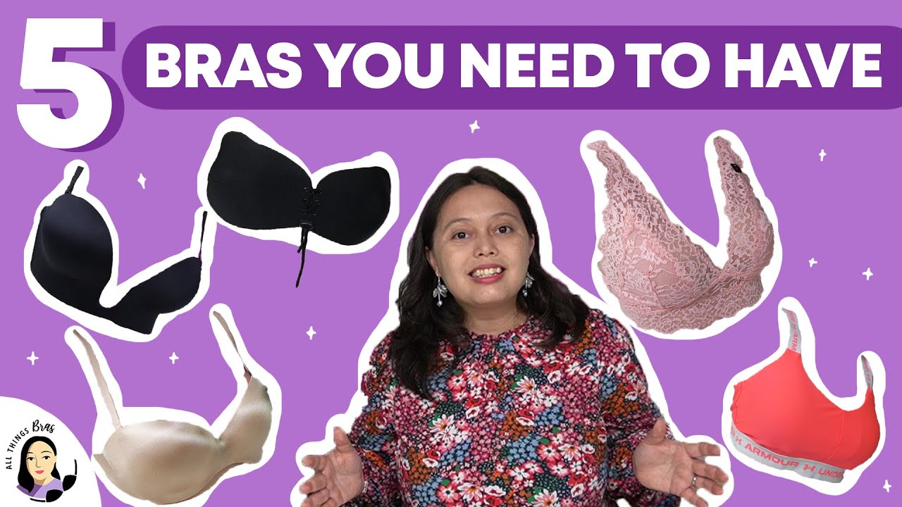 5 Types of Bras You Should OWN in Your Wardrobe! - YouTube