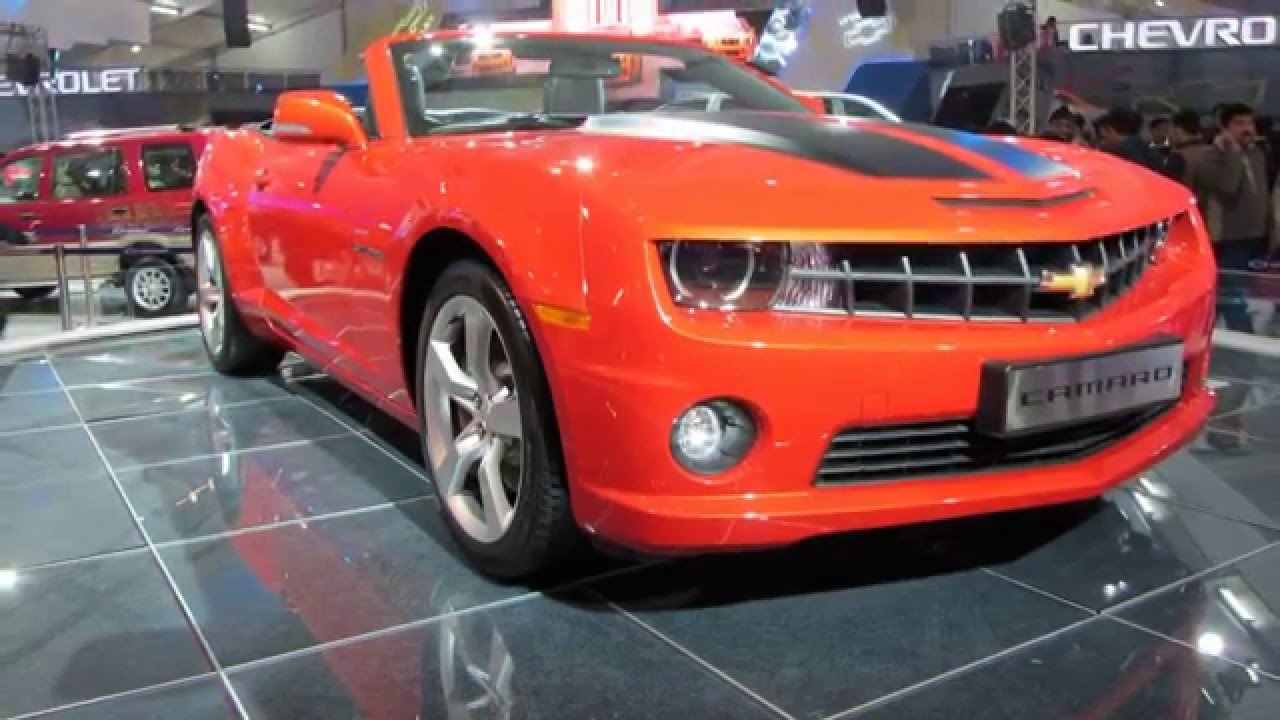 Chevrolet Camaro in India at Delhi Auto Expo 2012 - YouTube