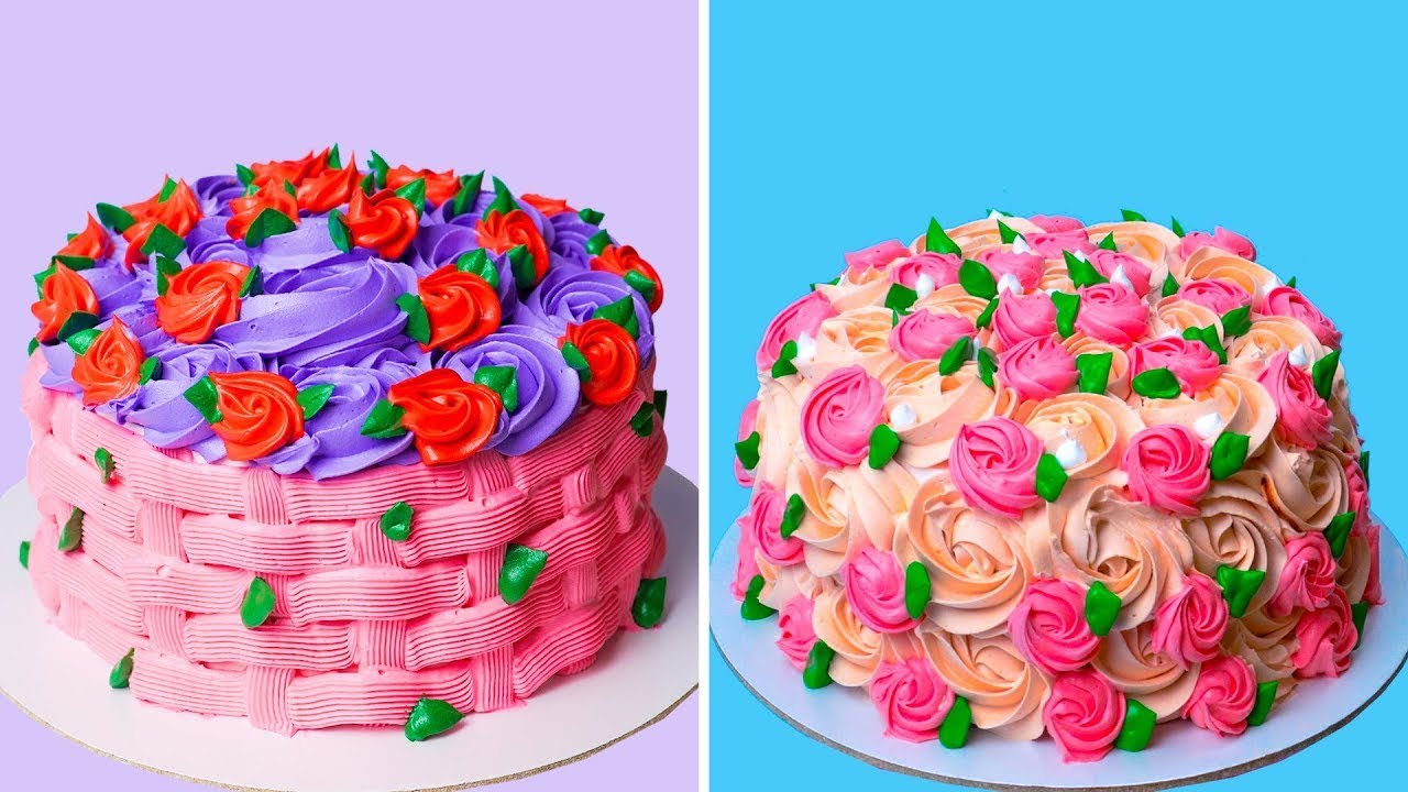 Colorful Cake Decorating Idea | Extreme Cake - YouTube